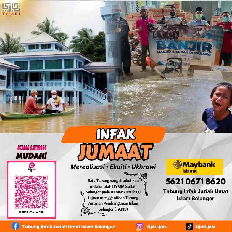 Infak Jumaat – Tabung Infak Jariah Umat Islam Selangor